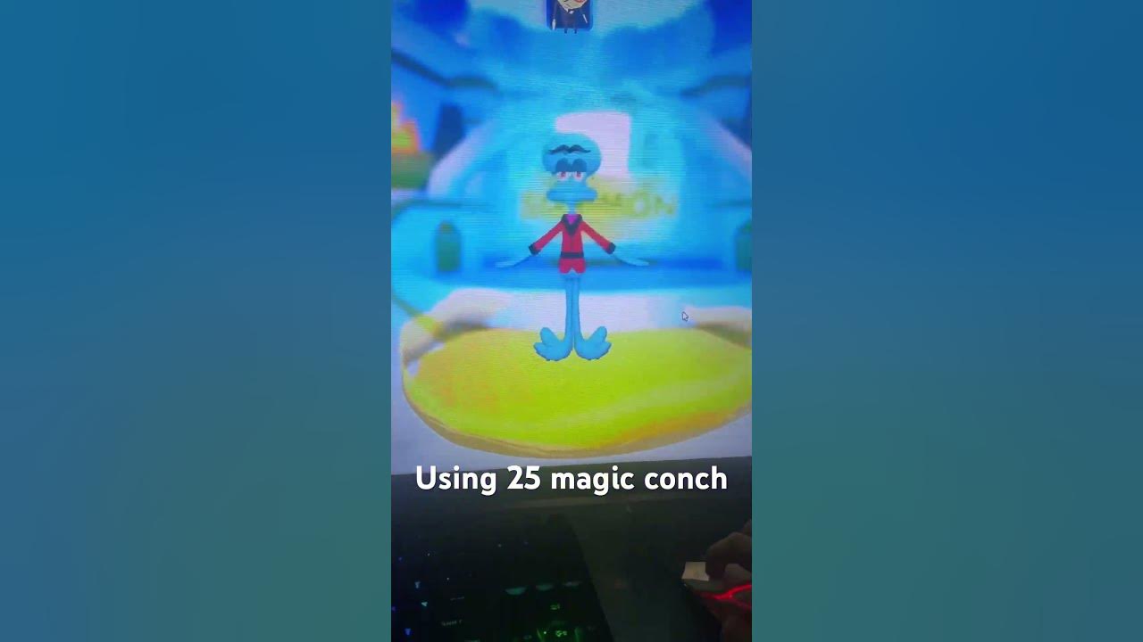 I used 25 magic conch in SpongeBob tower defence! - YouTube