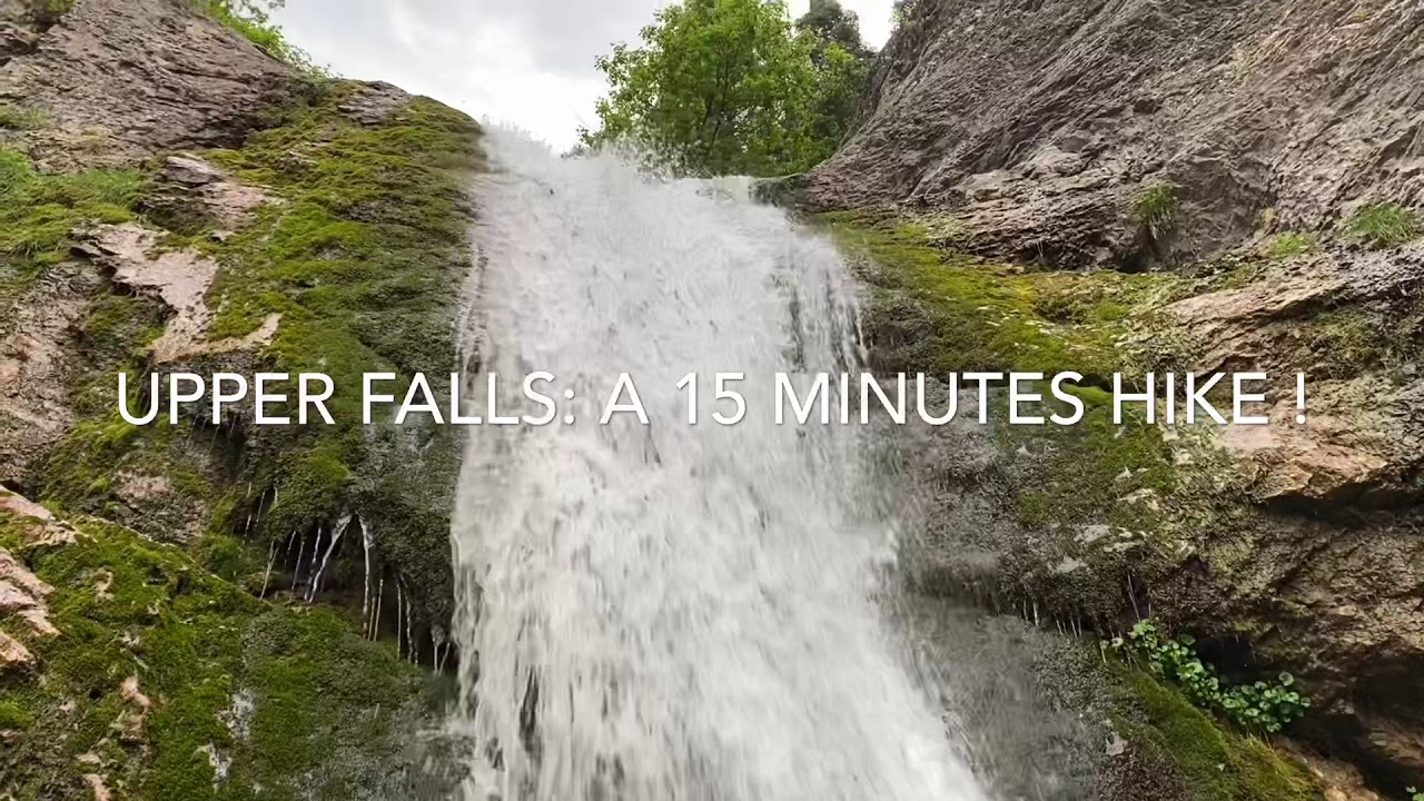 Upper falls hike. Located in Provo, Utah. - YouTube