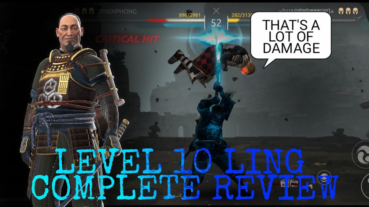 Shadow Fight Arena || Level 10 Ling Talent Comparison || Some Tips On ...