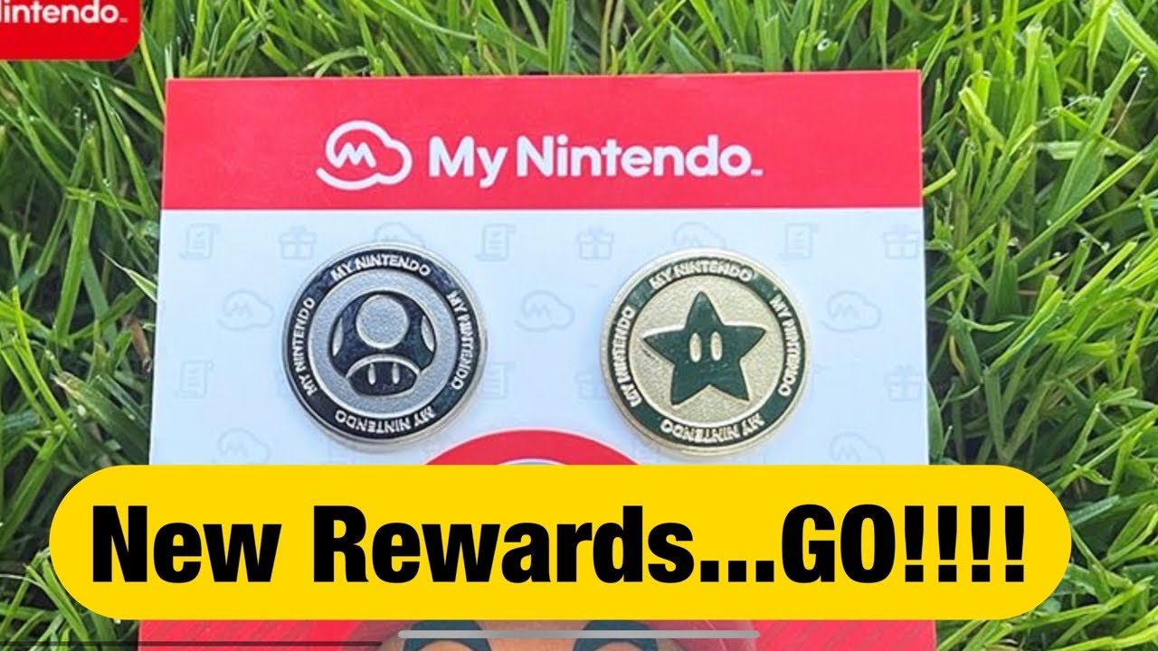 New My Nintendo Rewards Platinum Point and Gold Point Pins - YouTube
