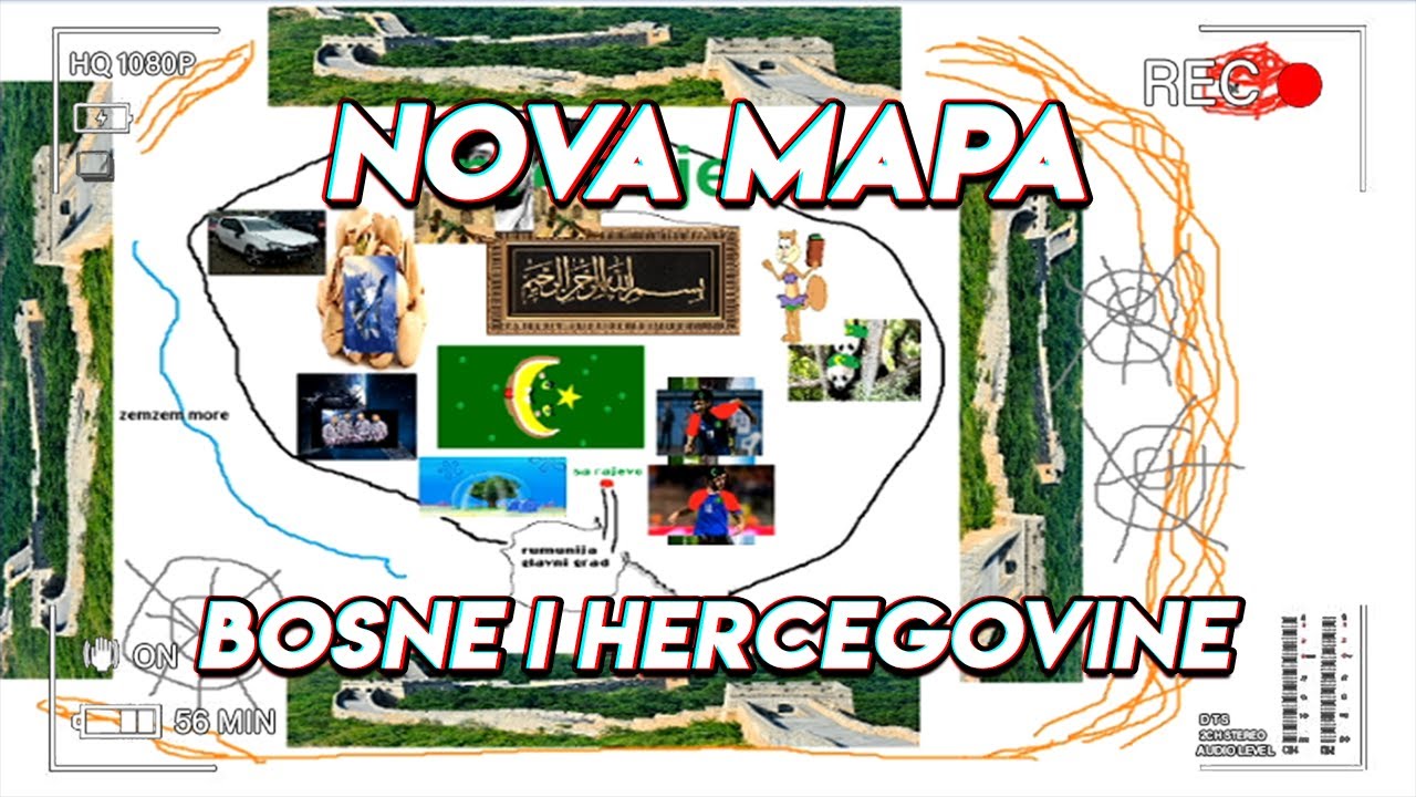 Nova mapa Bosne i Hercegovine - YouTube