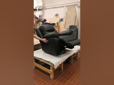 кресло реклайнер качалка крутилка - YouTube