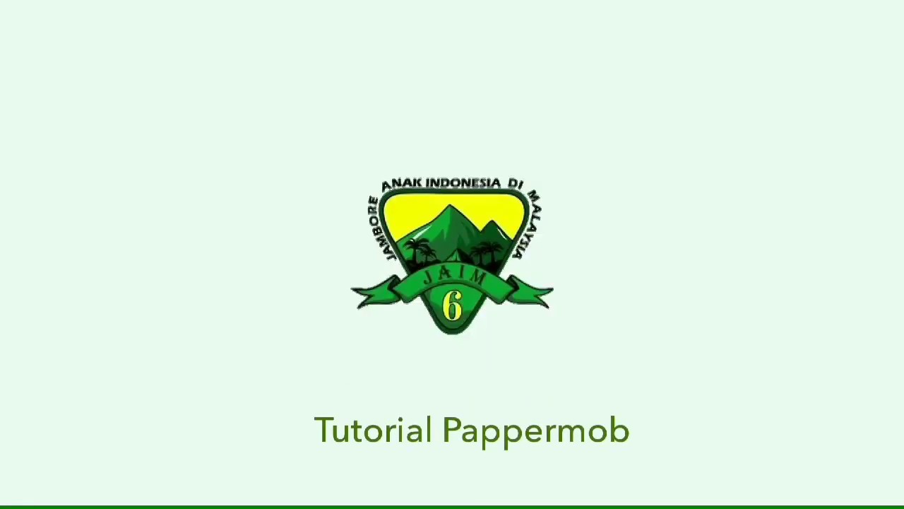 Tutorial Pembuatan Paper Mob (JAIM 6) 2019 - YouTube