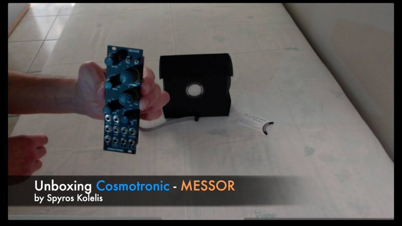 Cosmotronic - MESSOR (Unboxing & presentation) - YouTube