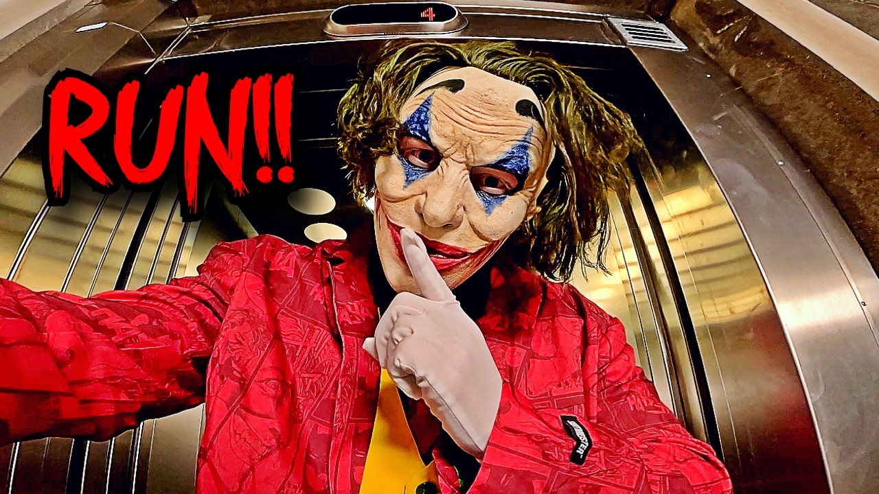 JOKER HORROR CHASE IN REAL LIFE (POV ESCAPE) - YouTube