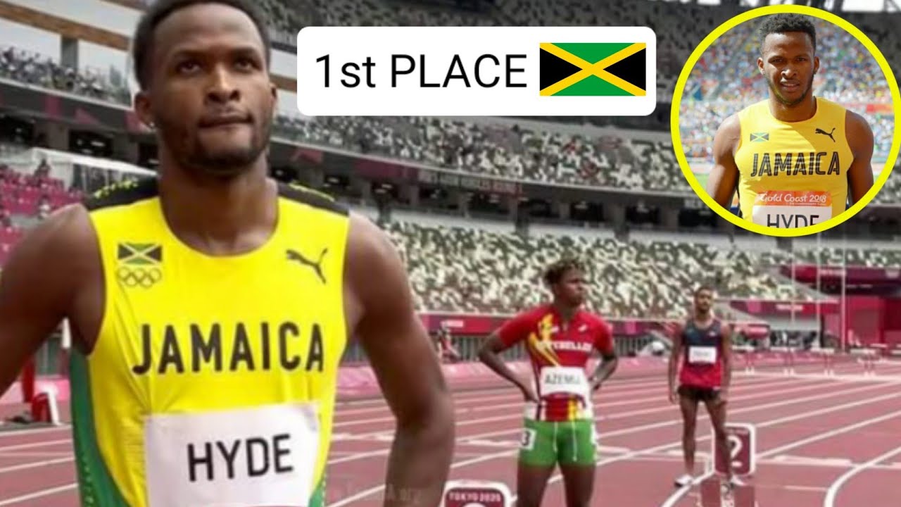 Jaheel Hyde Jamaica wins 1st Place in Mens 400m Hurdles Heat 2 ...