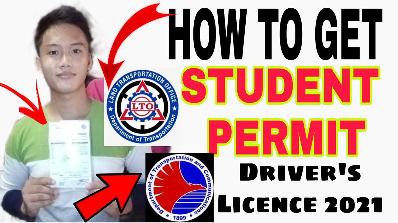 STUDENT PERMIT LTO LICENSE 2021 by Jayvie | S&J Official - YouTube