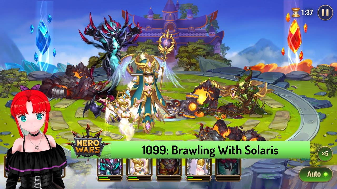 Let's Play Hero Wars 1099: Solaris Brawls and the Seer's Game - YouTube