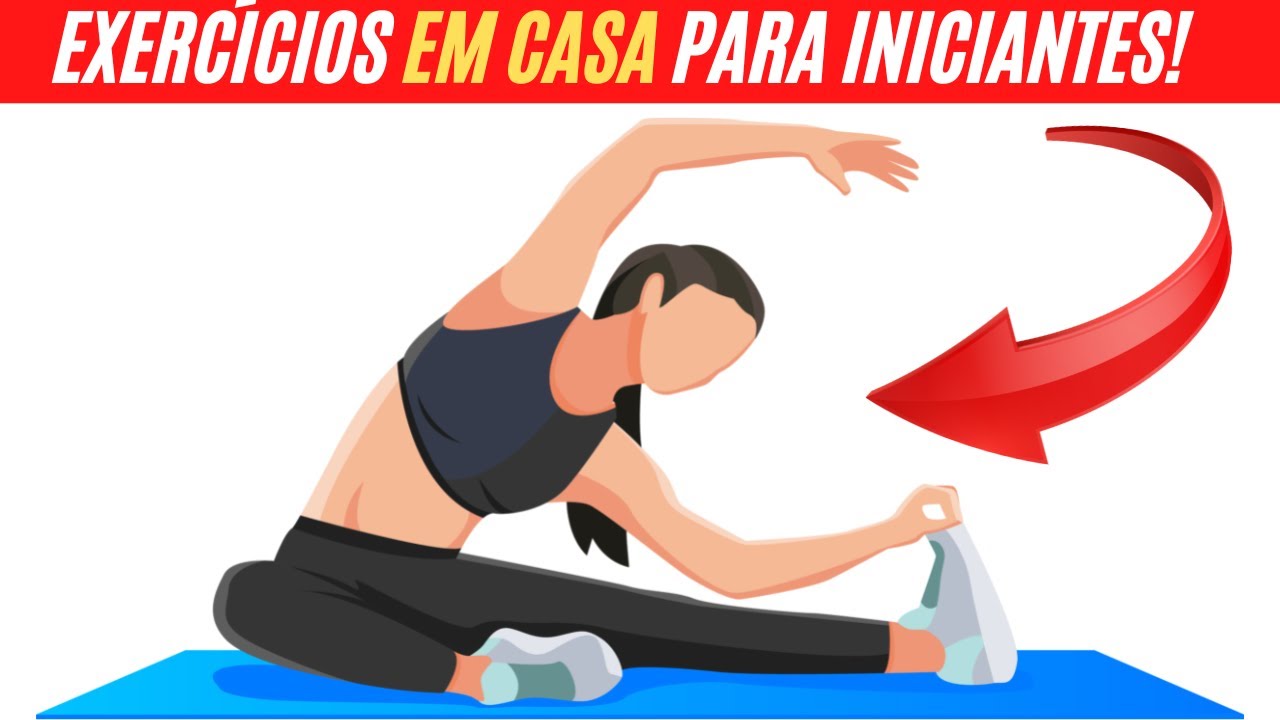 Exercícios EM CASA para INICIANTES #TreinoParaMulheres - YouTube