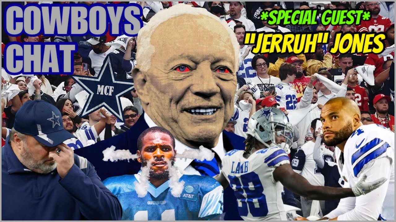 #COWBOYS CHAT SPECIAL GUEST: JERRUH JONES! 🔥 Jerry SPEAKS; Is MM & Dak ...