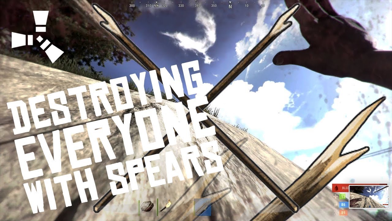 DESTROYING EVERYONE with SPEARS - Part 1 of 2 - RUST SOLO Gameplay ...