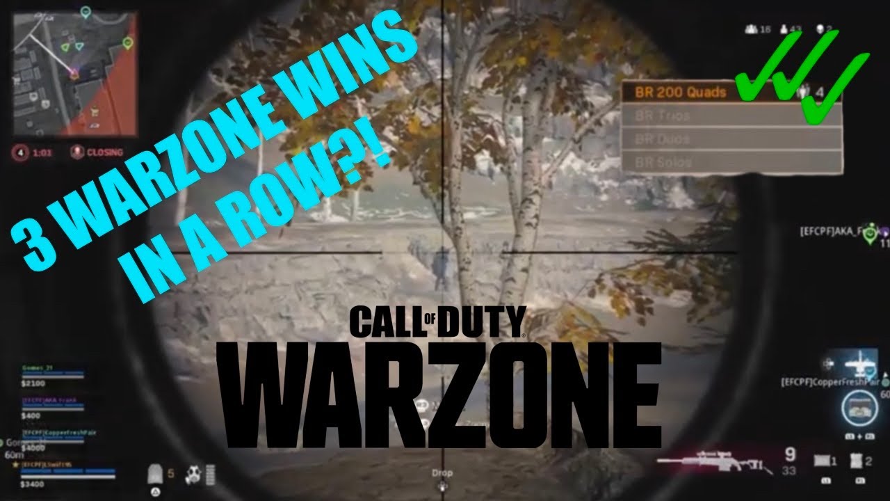 Call of Duty Warzone: Three Wins... Back to Back to Back - YouTube