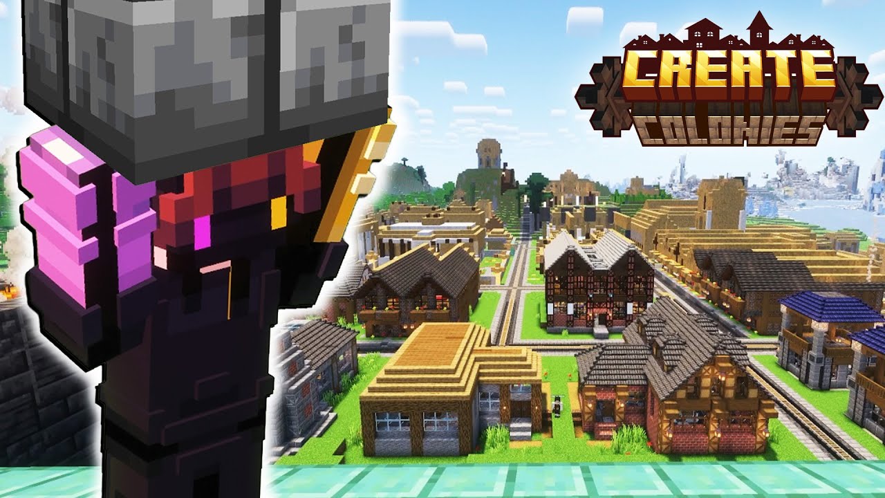 Minecolonies OVERHAUL - Create Colonies - YouTube
