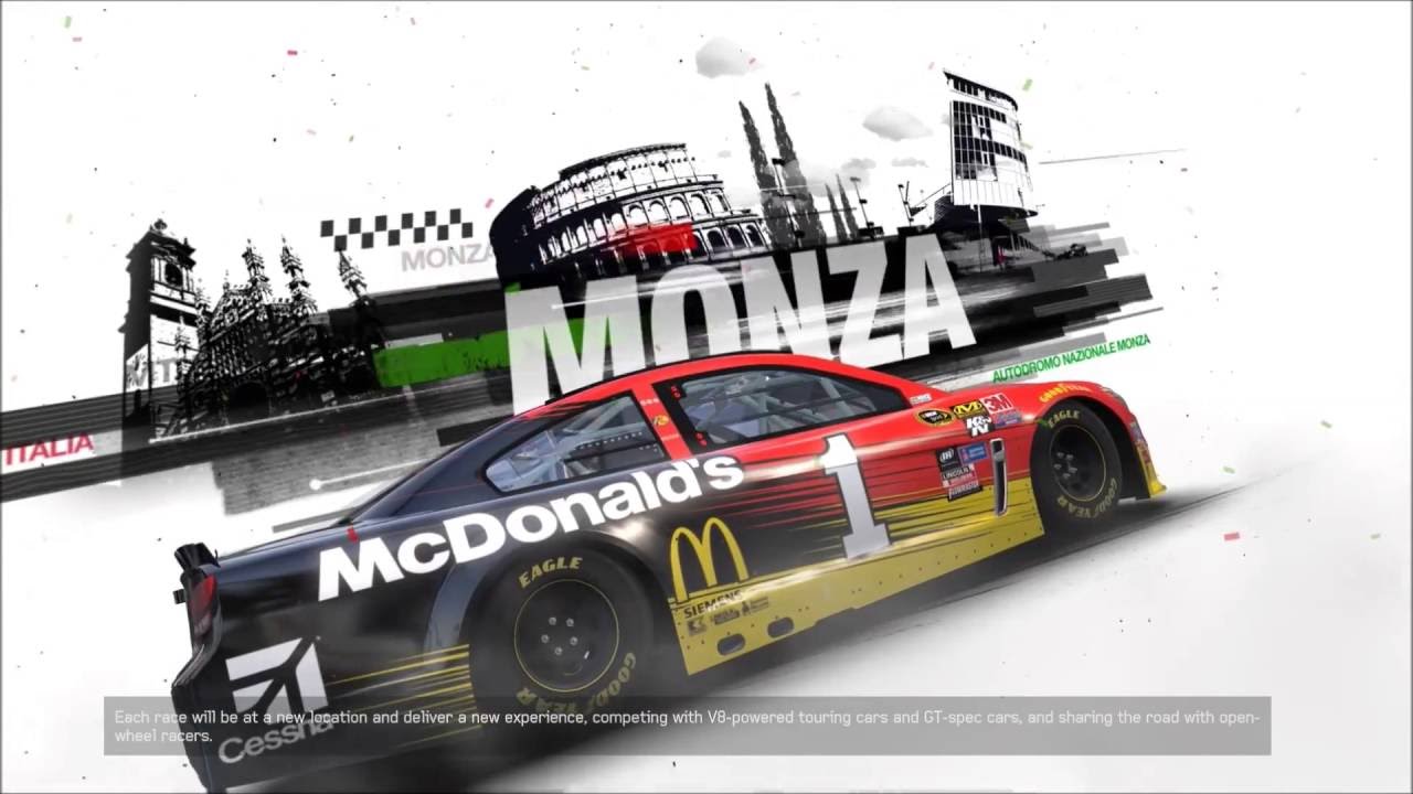Forza 6 NASCAR Icons Indianapolis Motor Speedway - YouTube