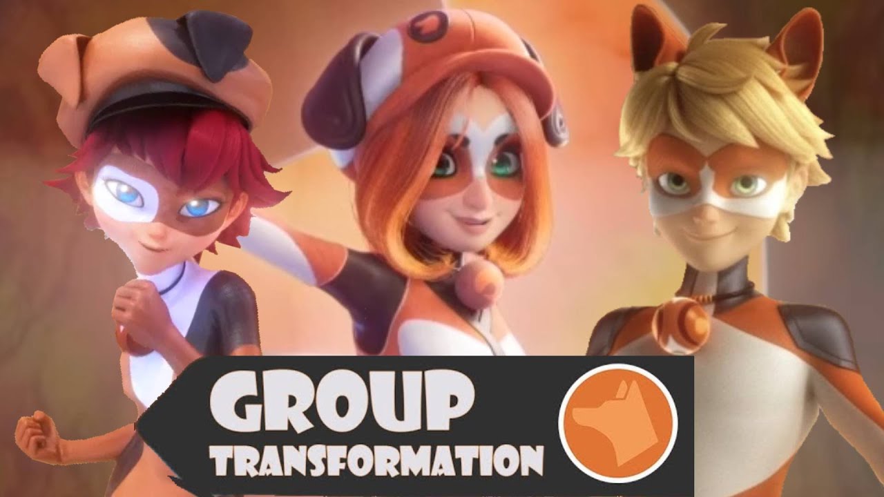 MIRACULOUS | 🐶 Group Transformation! Miss Hound • Canigirl ...