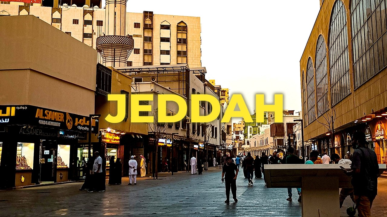 Nightlife in Jeddah | An Evening Walk Through Al Balad. - YouTube