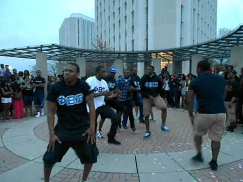 Phi Beta Sigma Chant at NPHC chant off N.I.U. - YouTube