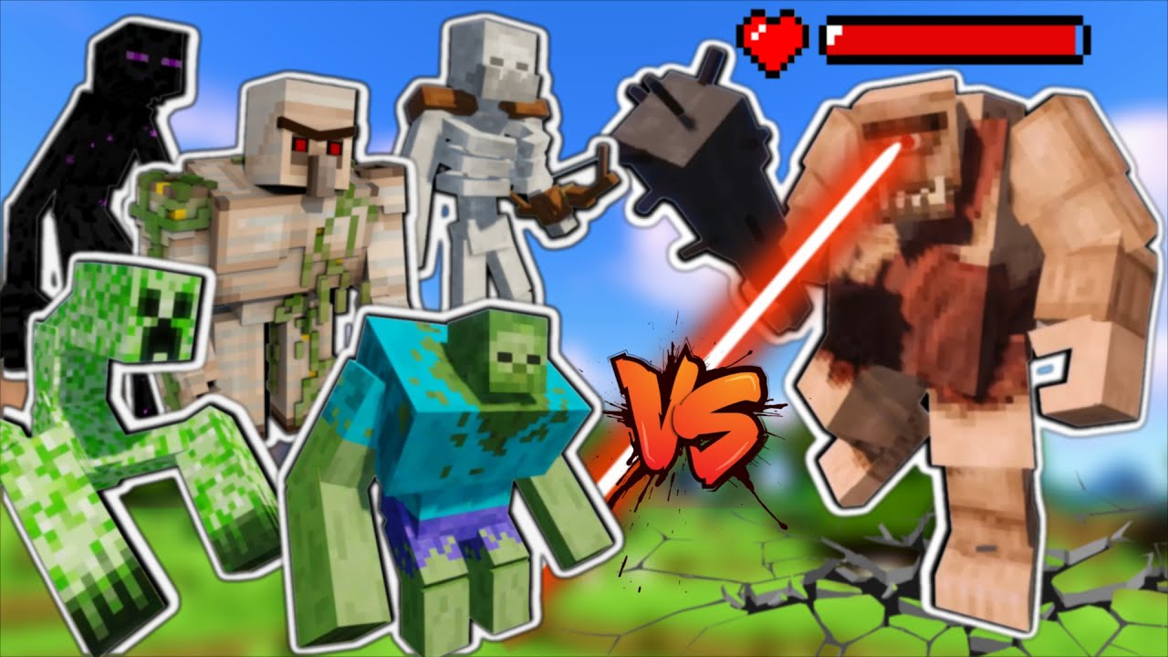 Qué Minecraft Mob es Mejor? - Mutant Monsters vs Cyclops - YouTube