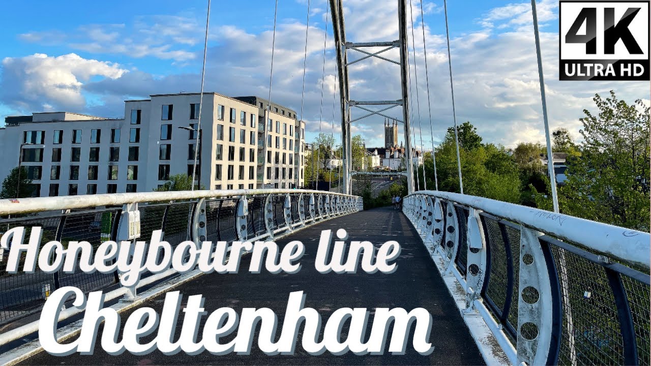 Cheltenham Honeybourne Line | 4K English town walk - YouTube