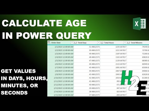 Calculate Age in Power Query - YouTube
