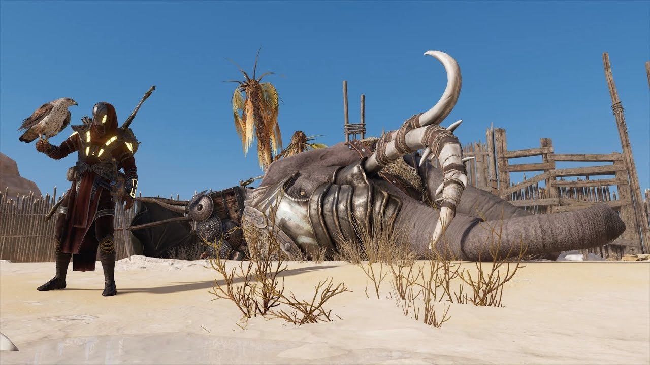 Assassin's Creed:Origins Part:98 Killing War Elephant (Shaman Outfit ...