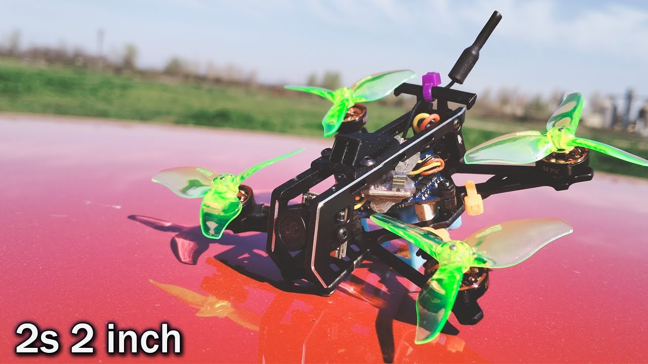 2s 2 inch fpv quad (draknight custom build) | first flight - YouTube