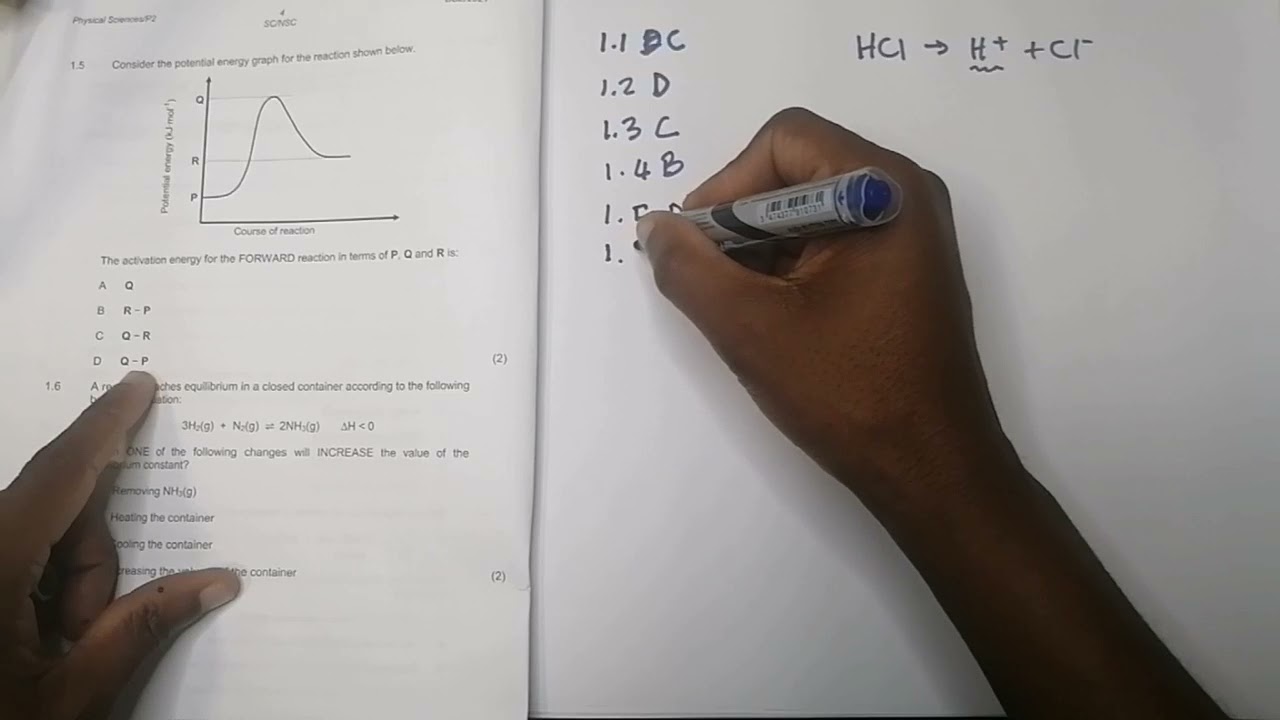 Chemistry | Multiple Choice | DBE June 2021 - YouTube