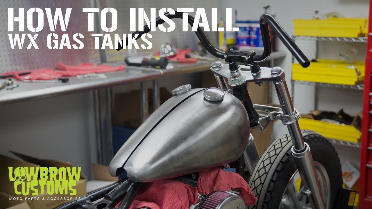 How to Intstall Lowbrow Customs WX Split Tanks - YouTube