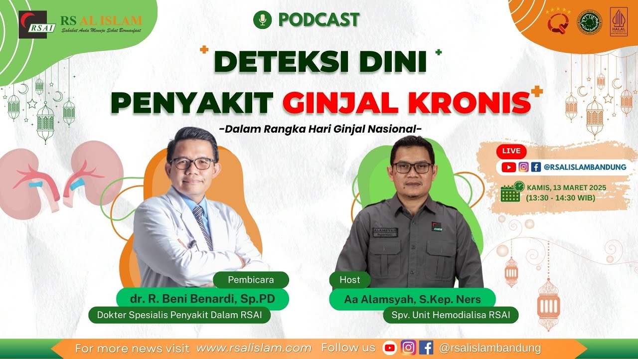 [PODCAST] "Deteksi DiniPenyakit Ginjal Kronis" Bersama dr. R. Beni ...