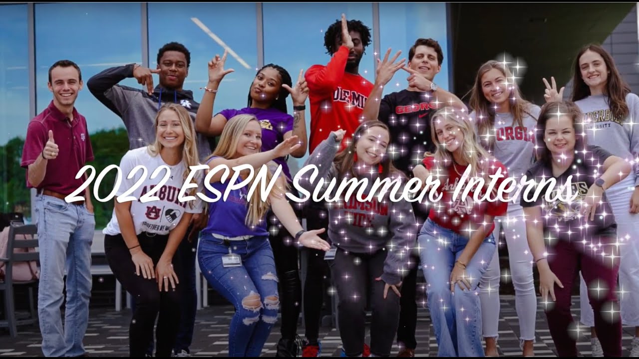 2022 ESPN Summer Interns: Recap - YouTube