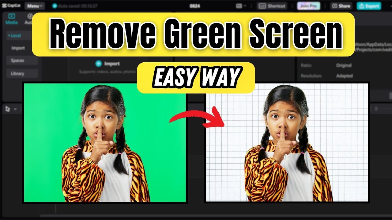 Remove Green Screen in Easy Way - YouTube