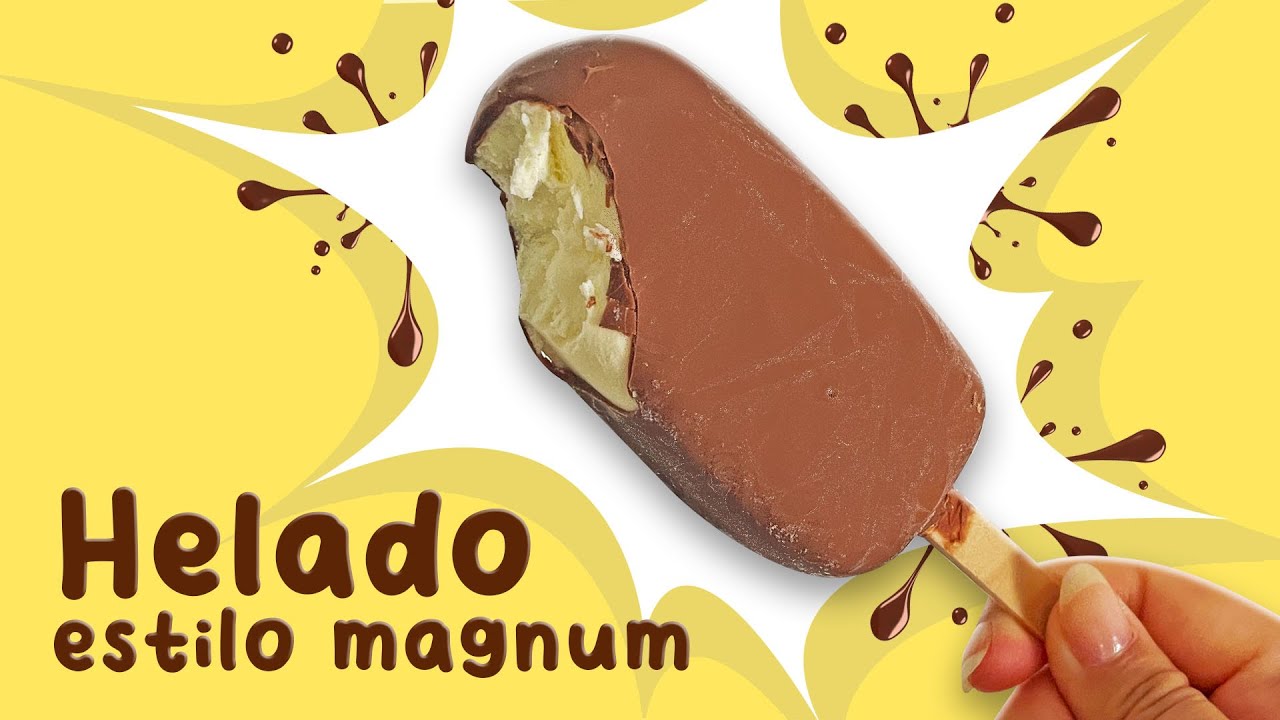 BOMBON HELADO TIPO MAGNUM CASERO ´SIN MÁQUINA HELADERA RECETA CON KARLA ...
