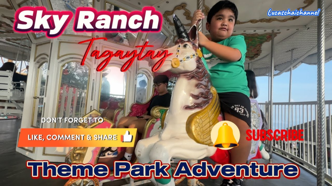 Theme Park Adventure @ Sky Ranch Tagaytay 🎡🎠🎢🎟️ - YouTube