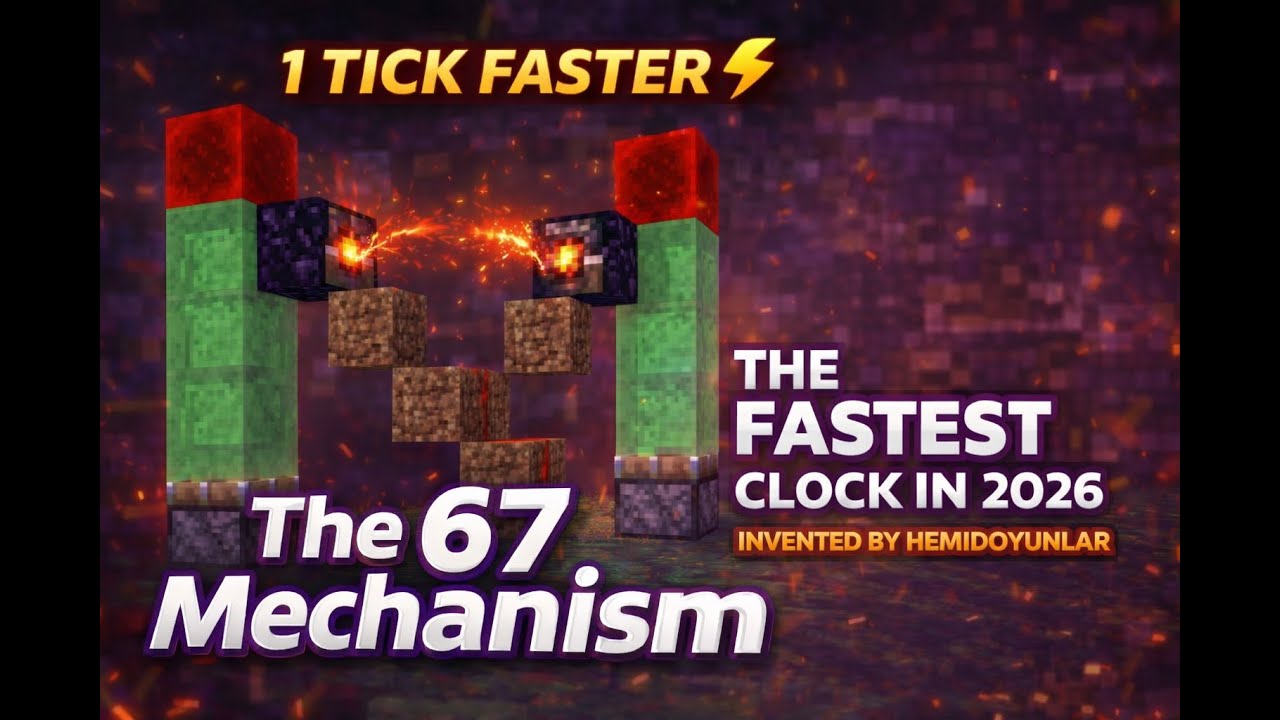 Minecraft's New Fastest Clock 1 tick faster than the fastest The 67 ...