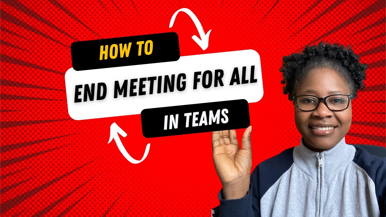 Leave vs End Meeting in Microsoft Teams - YouTube