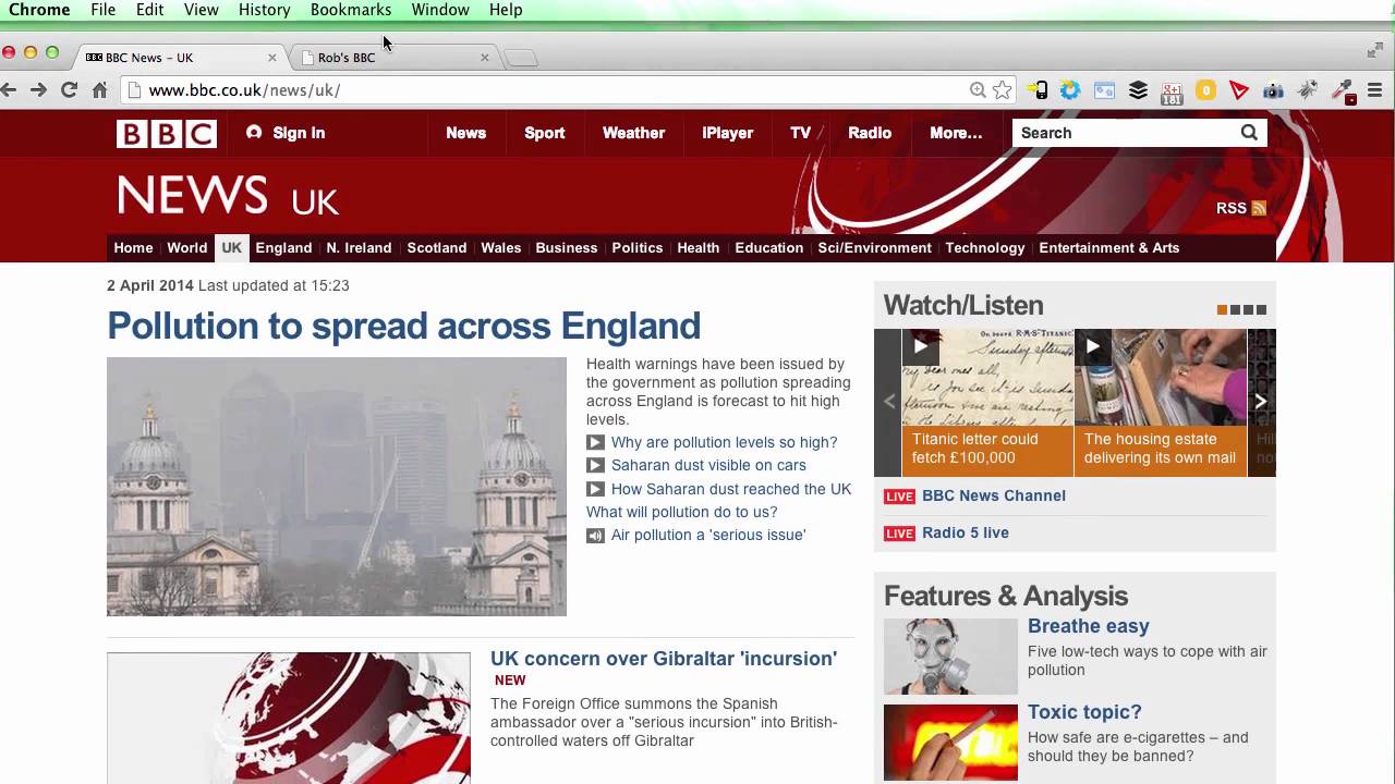 016 CSS Project BBC News Website 1 - YouTube