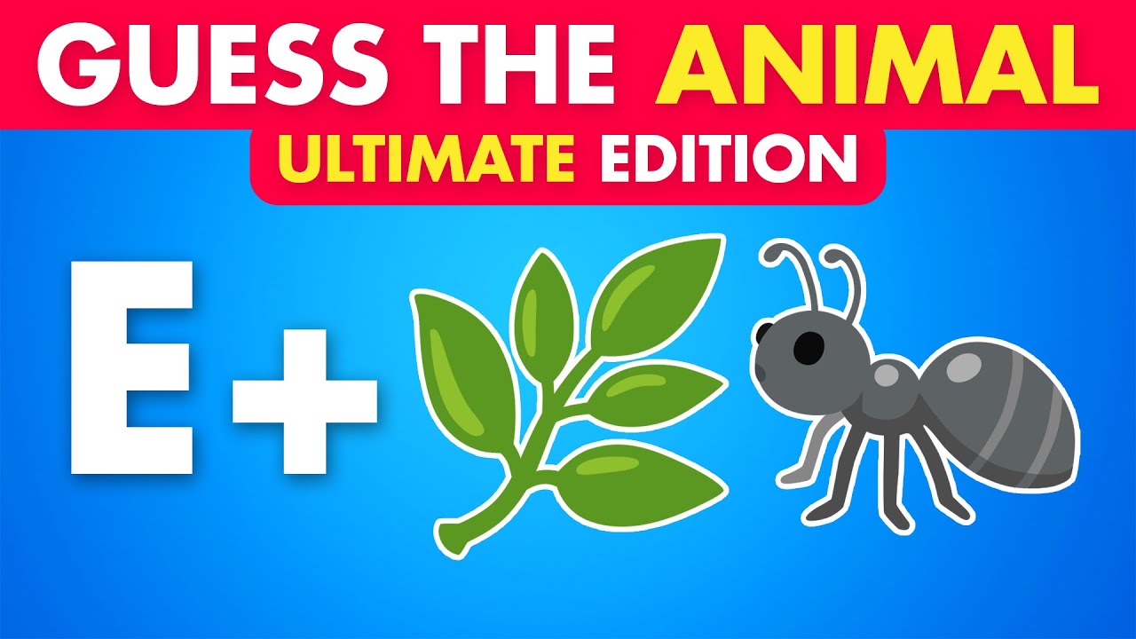 Guess The Animal By Emoji | Ultimate Animal Emoji Quiz Challenge - YouTube