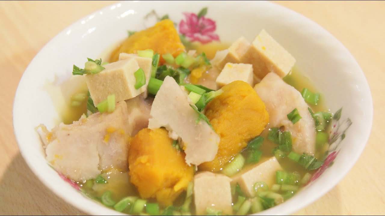 How to Make Pumpkin Taro Soup - MichelleCookingShow - YouTube