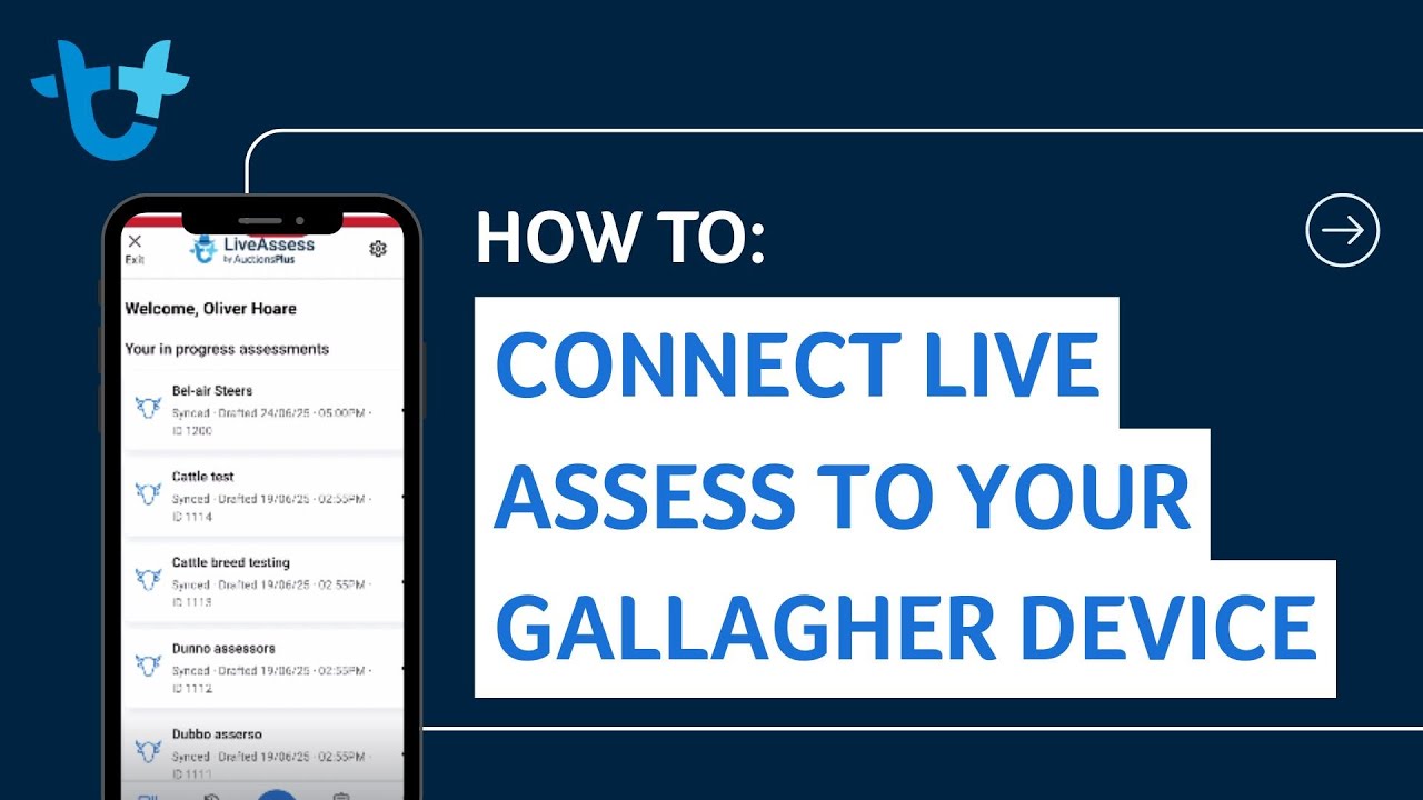 AuctionsPlus | How To Connect Live Assess to Your Gallagher Device ...