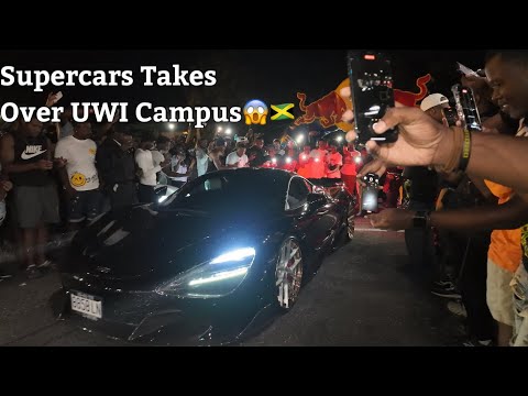Supercars & Sportcars Takes Over UWI Campus | UWI CAR MEET | Jamaica 🇯🇲 ...