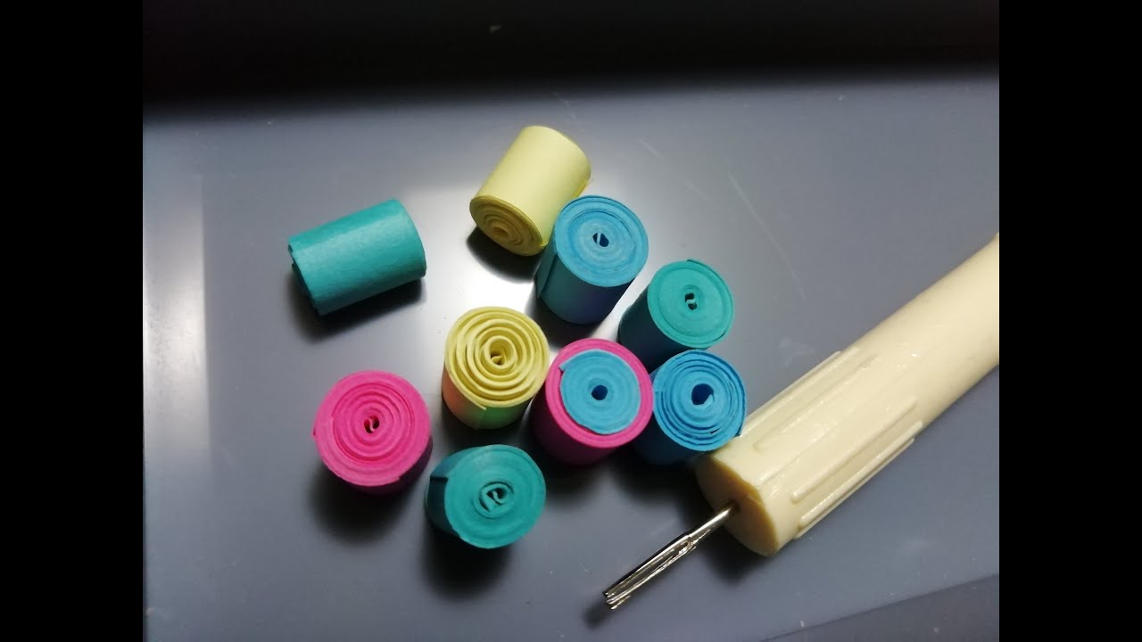 How to quill-without hurting fingers - YouTube
