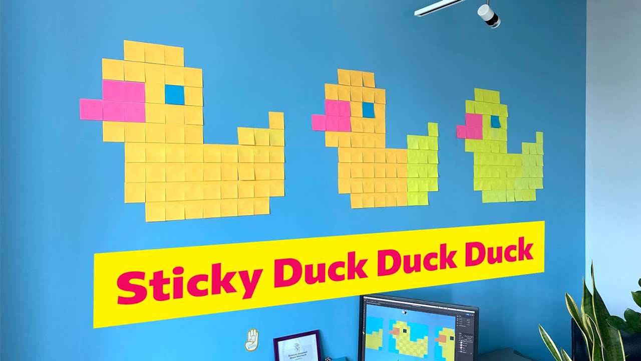 Sticky Ducks - Temporary Art Project - YouTube