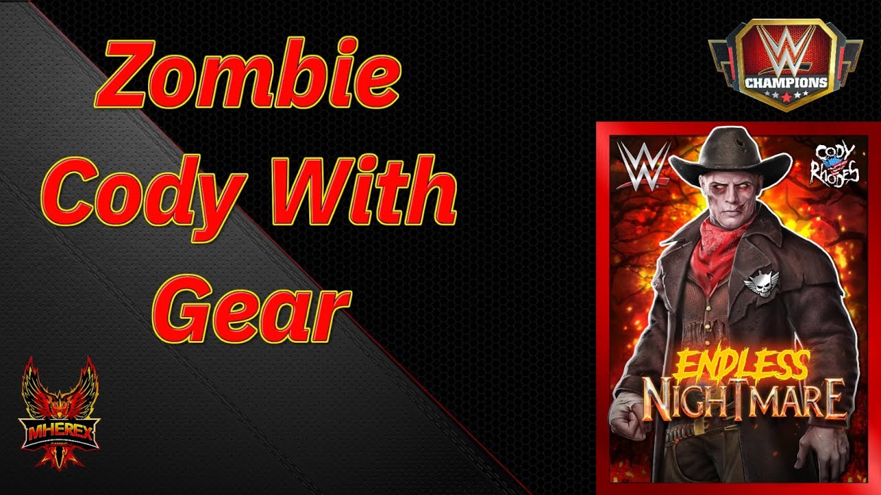 Zombie Cody WIth Gear 1 Good Normal Build & 1 Insane Middle Line Build ...