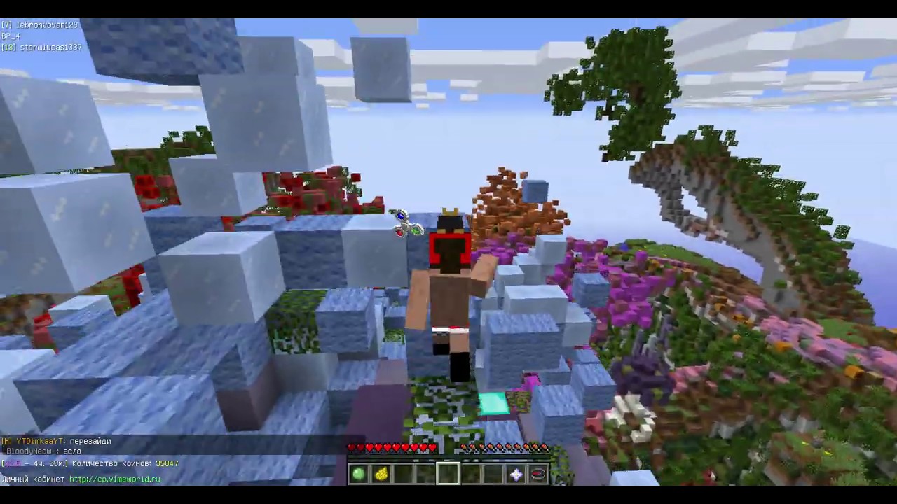 Vimeworld | Обходняк паркура в лобби BlockParty - YouTube