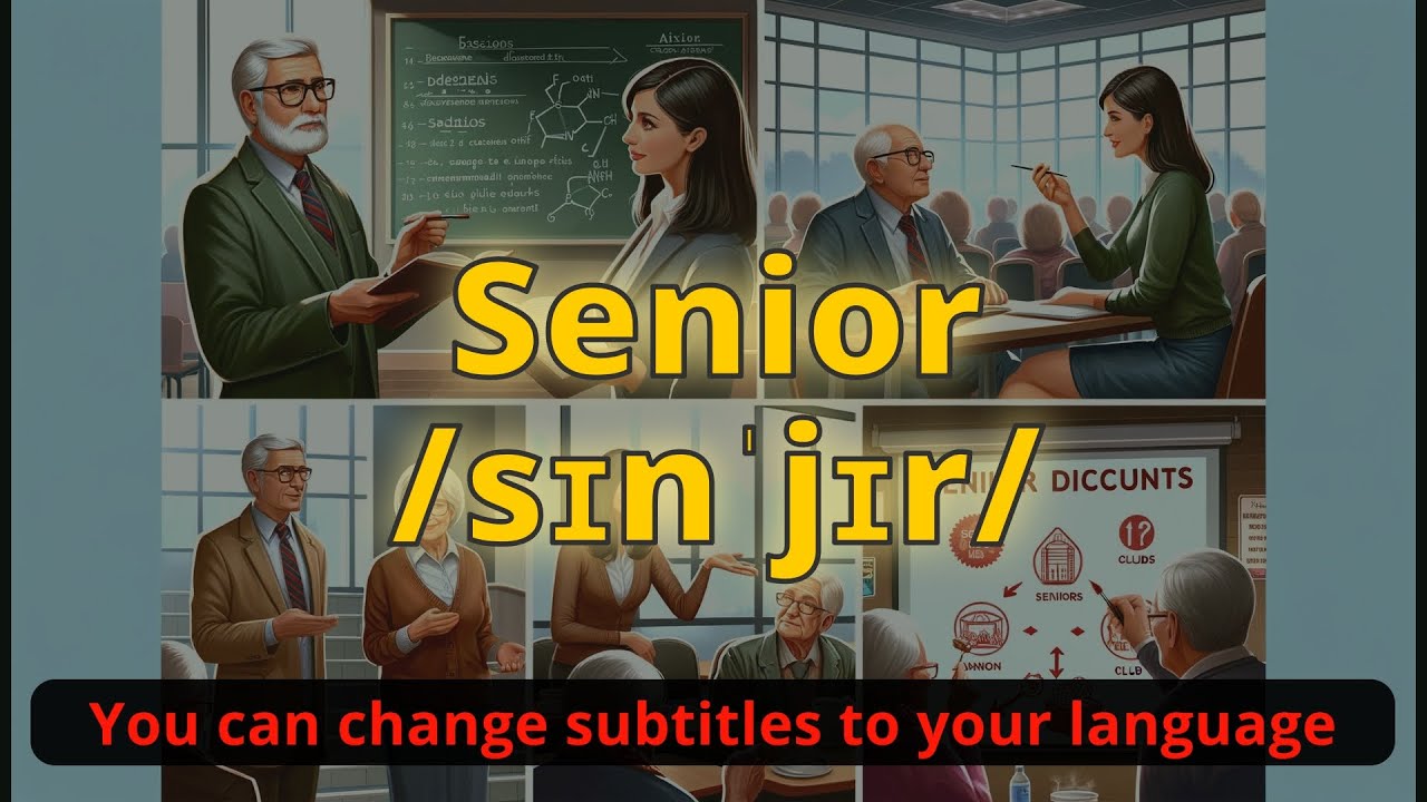 Senior meaning with 5 examples - YouTube