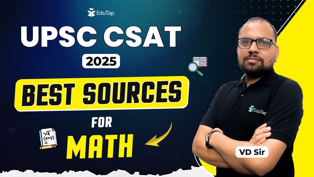Maths Preparation Sources for CSAT 2025 | Important Books for CSAT ...
