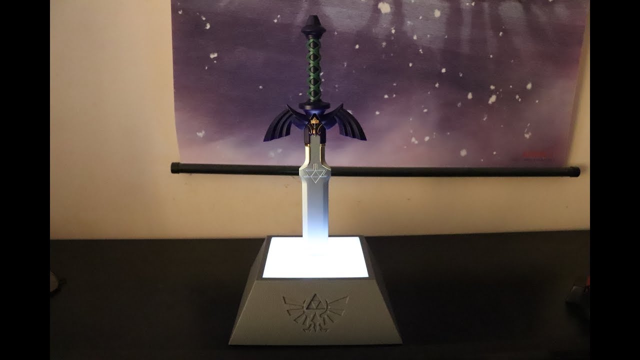 The Legend Of Zelda Master Sword Lamp Unboxing! - YouTube