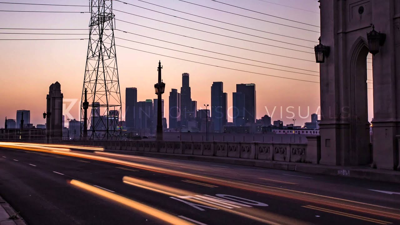 4th Street Bridge Los Angeles Timelapse - YouTube