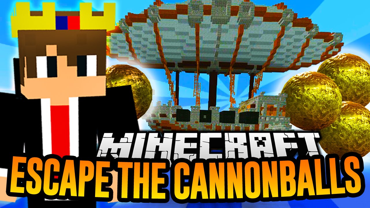 Escape The Cannonball I Minecraft MiniGames - YouTube