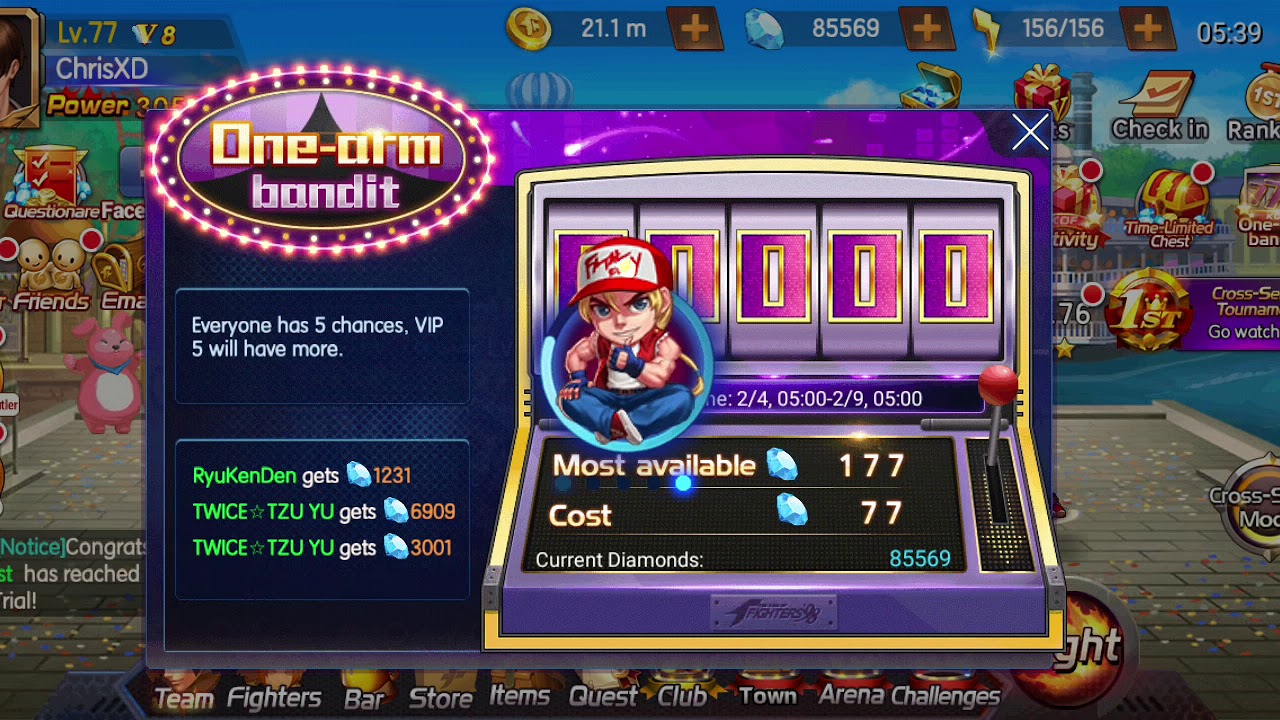 One Arm Bandit version Global - YouTube